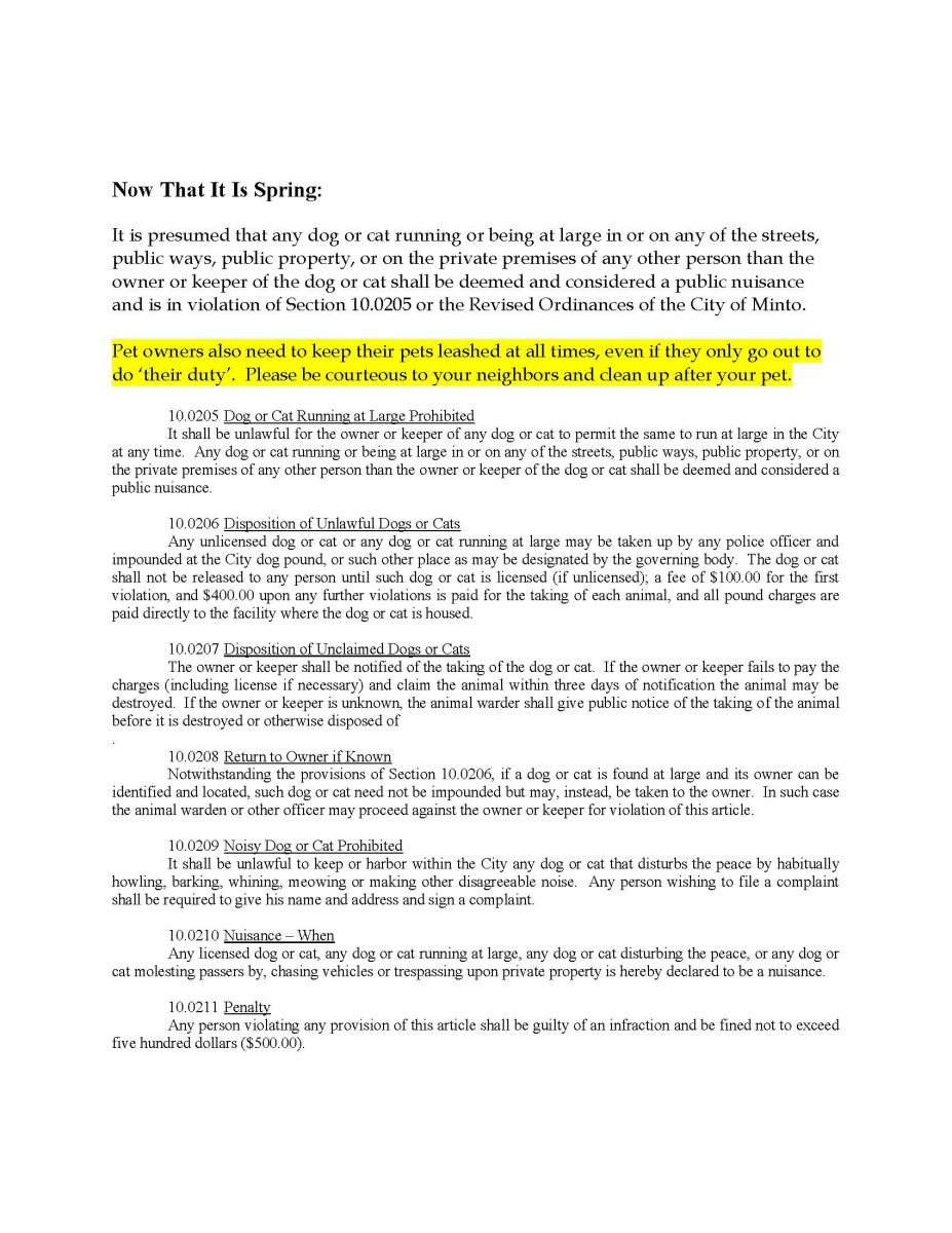 Home | City of Minto North Dakota